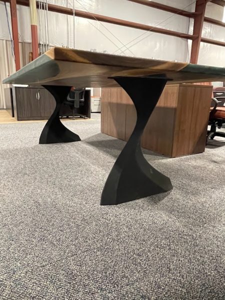 3653 Timber Ridge Table Company 8' x 4' Guanacate Epoxy Table, Custom ...