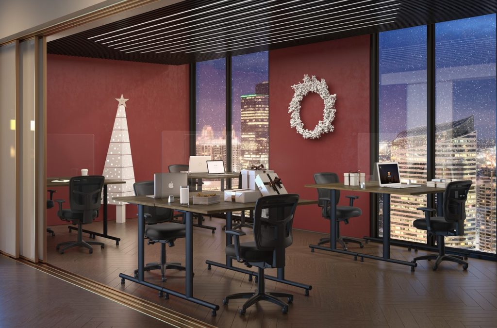 7621AAFBK OfficeSource Crusader Collection Task Chair with Arms and ...