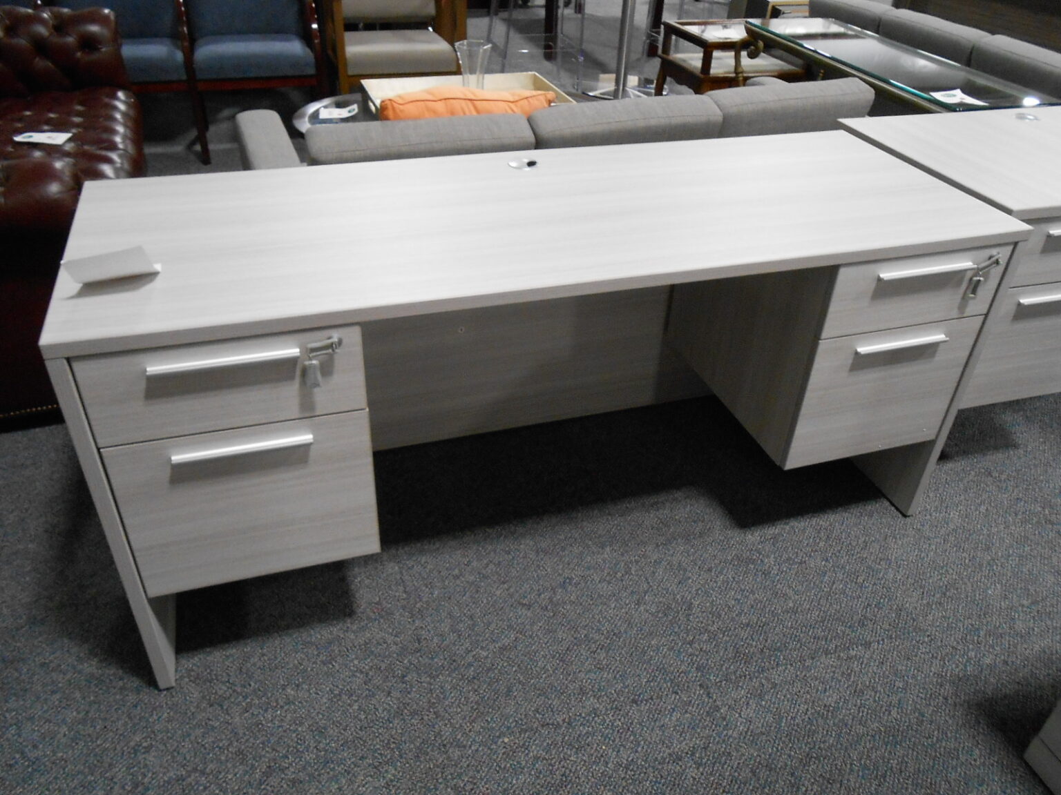 9302 Corp Design Double Pedestal Desk for Sale at PVI Office Furniture ...