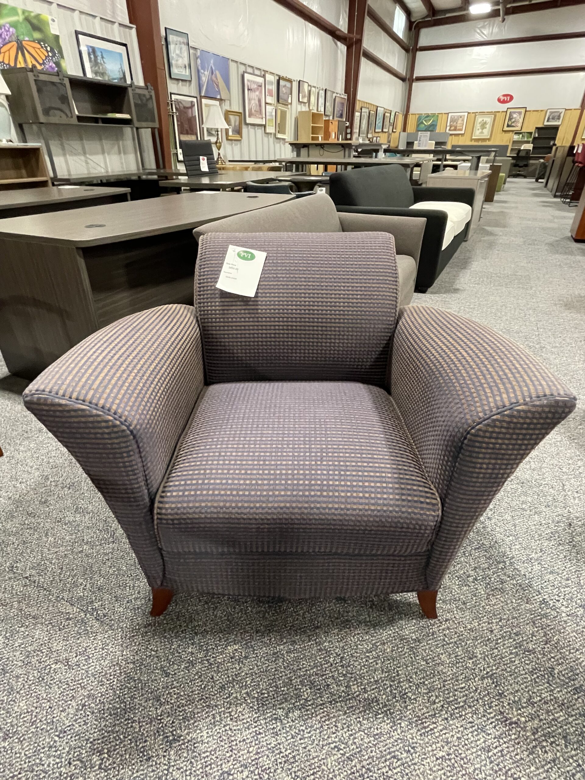 6111 Used Club Chair for Sale at PVI Office Furniture Plus+ Frederick, MD Local Delivery